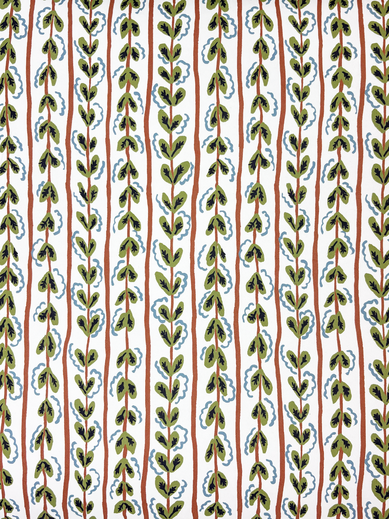 Woolf in Dusky Blue - Wallpaper – Franquemont